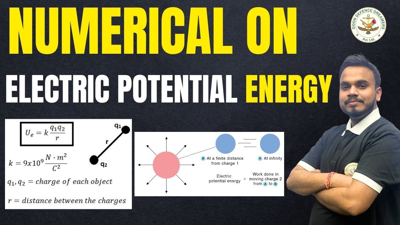 Numerical on electric potential energy | Class 12th | Boards Exams ...