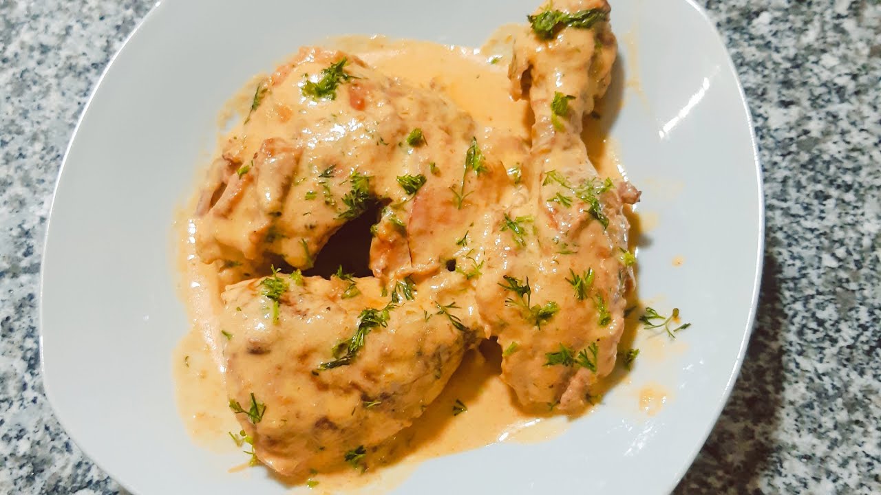 Rico pollo en una deliciosa salsa - YouTube