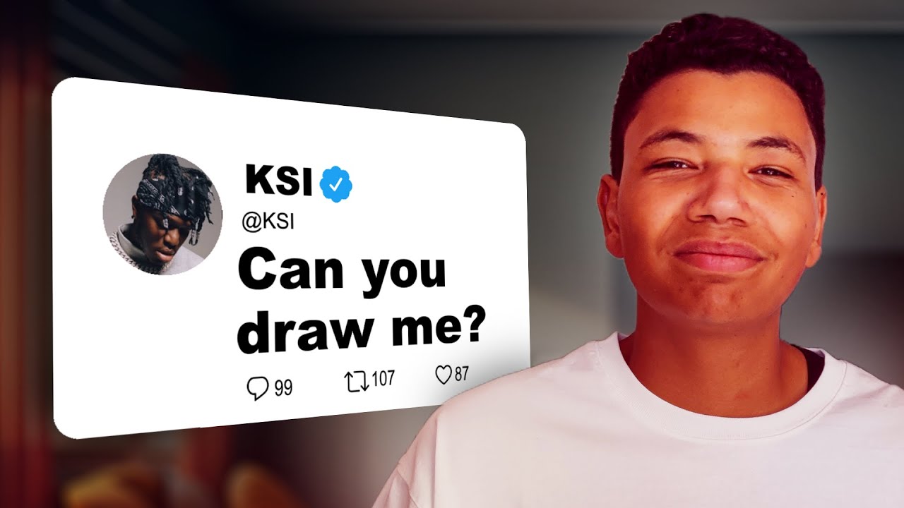 Hyper Realistic Drawing of KSI @KSI - YouTube