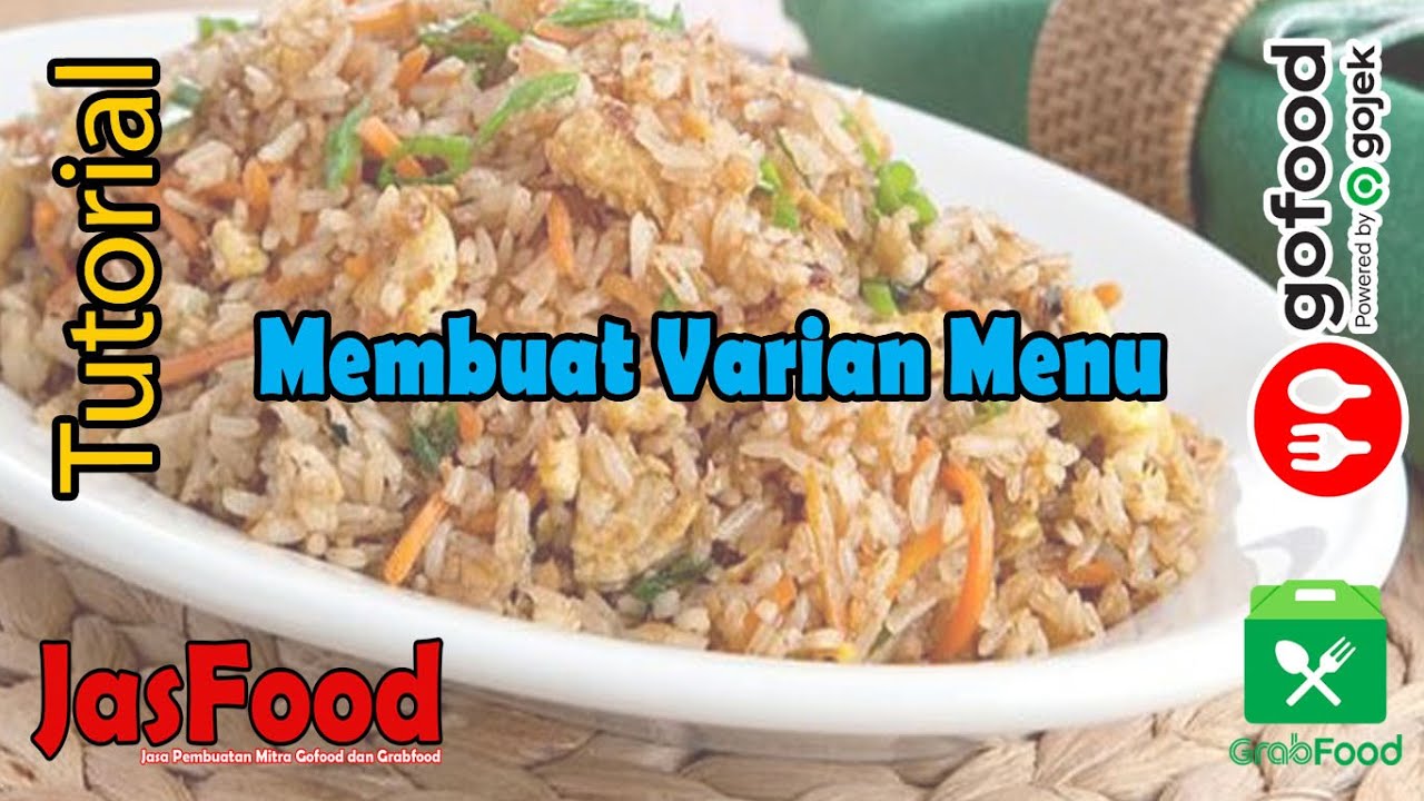 Tutorial Membuat Varian Menu di Gofood dan Grabfood - YouTube