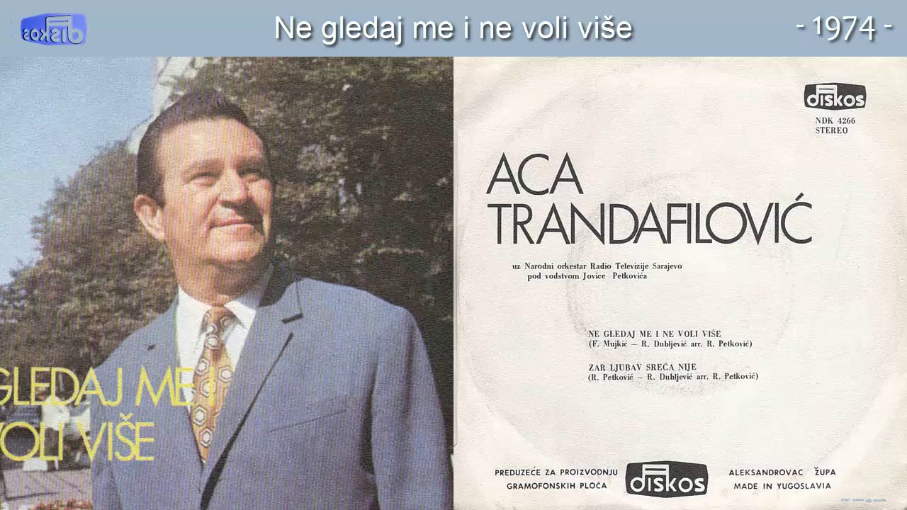Aleksandar Aca Trandafilovic - Ne gledaj me i ne voli vise - (Audio ...