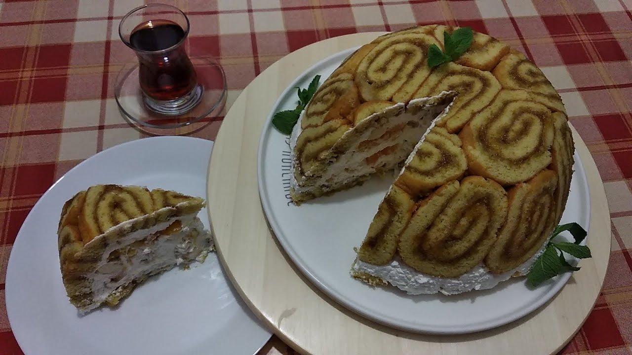 İlbiz tortunun hazırlanması 💕 Приготовление торта "Улитка" - YouTube