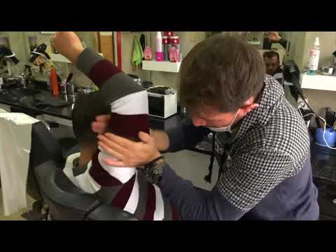 Turkish Barber Murat Head,Neck,Back,Stretching Massage and Ear Wax