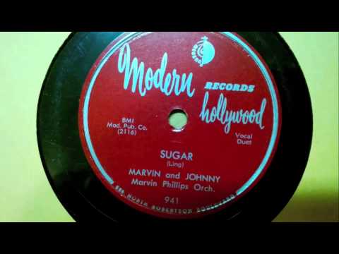 Marvin & Johnny - Sugar & Kiss Me 78 rpm! - YouTube