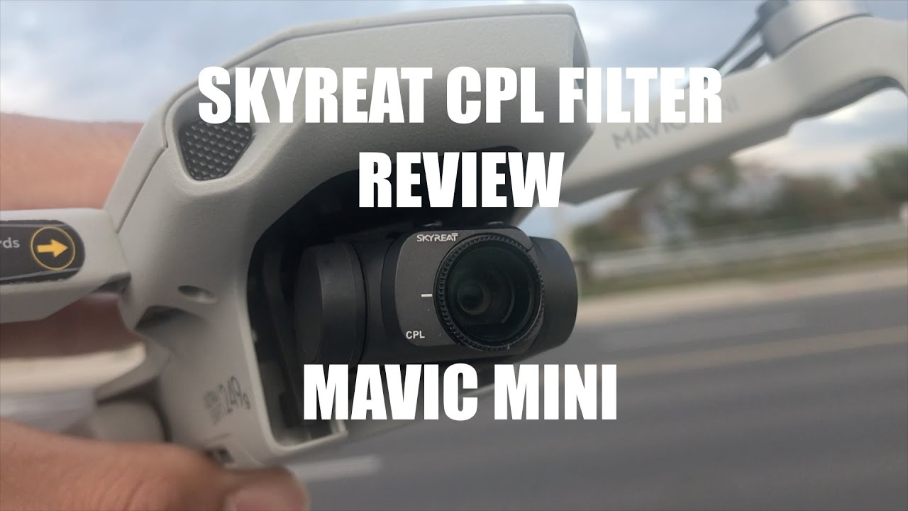 How To Use CPL Filter For DJI Mavic Mini - YouTube