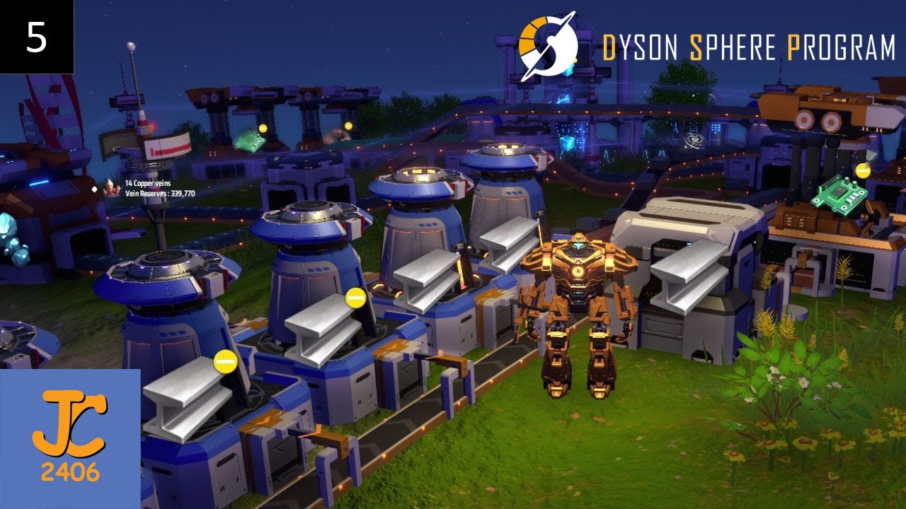 Making Steel – Dyson Sphere Program Part 5 - YouTube