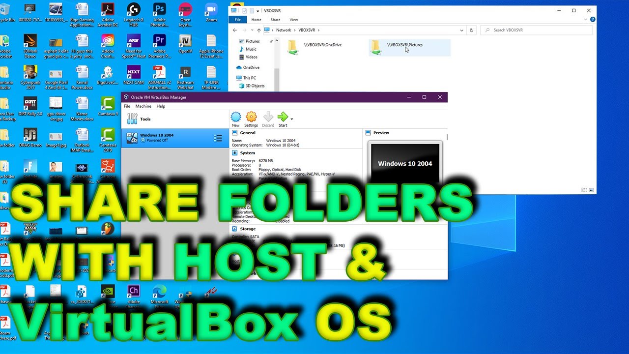 How to share folders and files with VirtualBox Guest Windows - YouTube how-to-share-folders-and-files-with-virtualbox-guest-windows-youtube