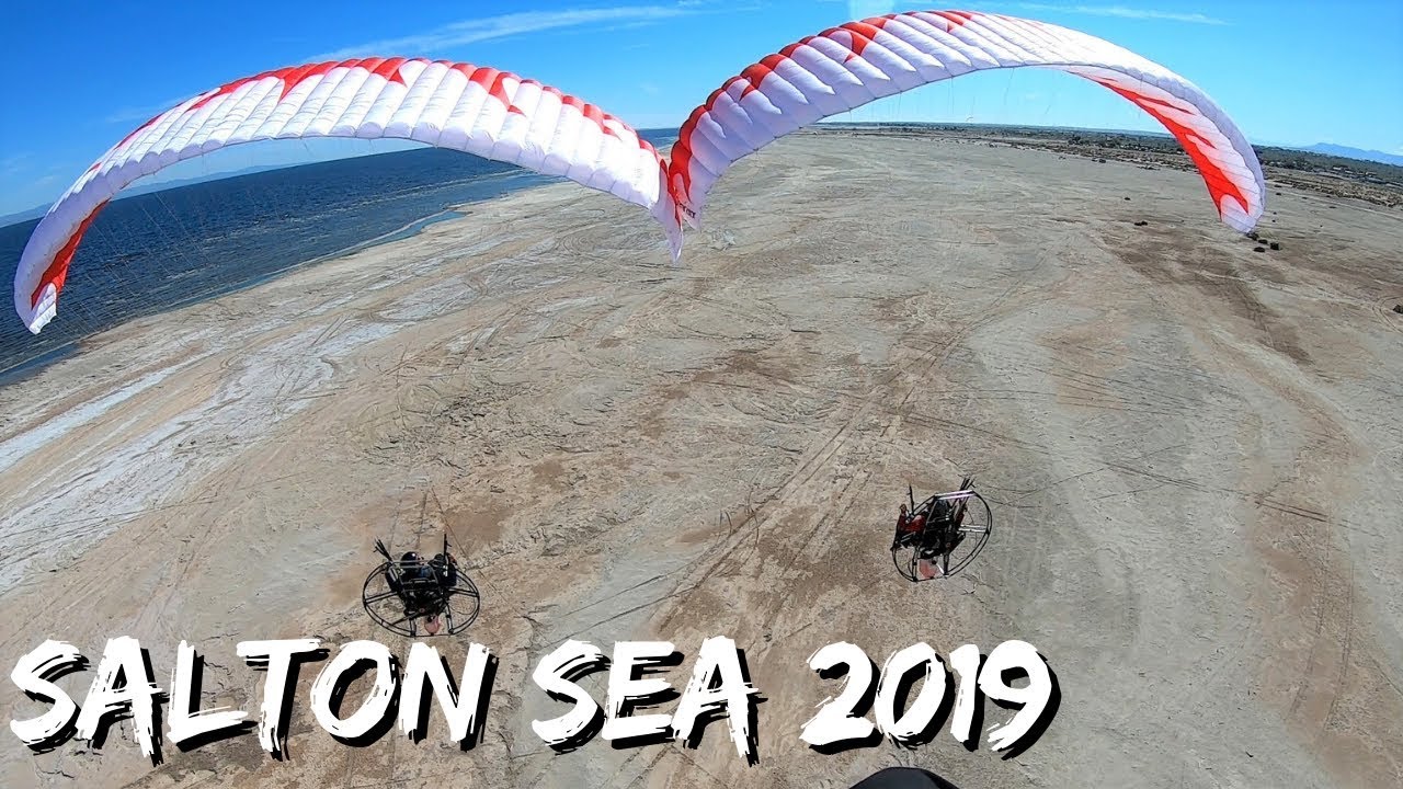 2019 Salton Sea Fly In Flat-Top Paramotors Style - Team SUPERS ...