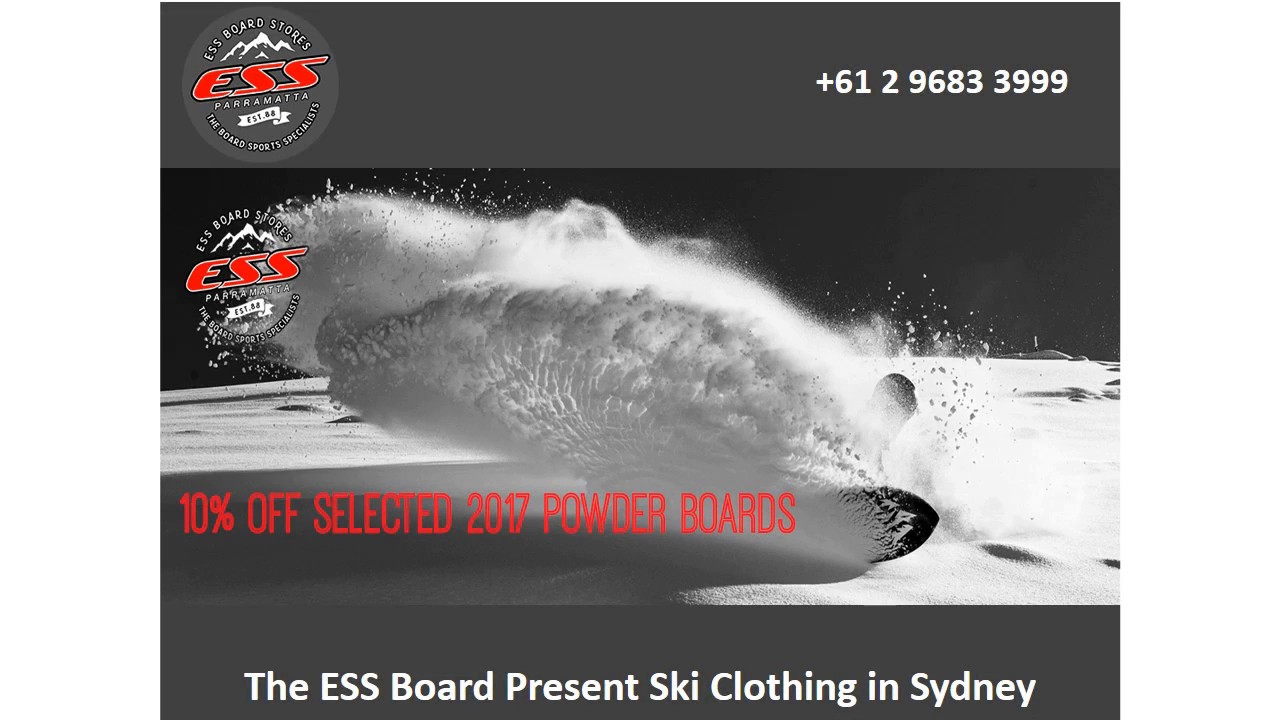 The ESS Board Present Ski Clothing in Sydney - YouTube