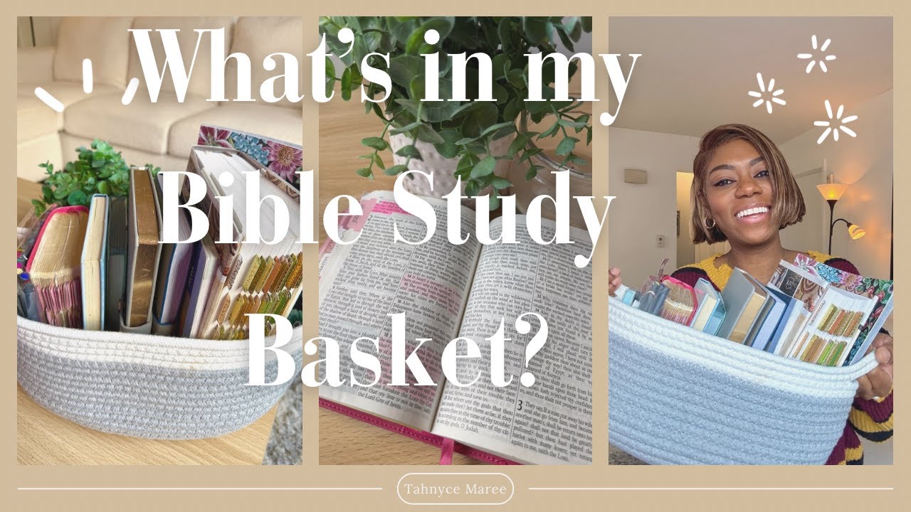 What's In My Bible Study Basket? + What's New with Me in 2025? - YouTube