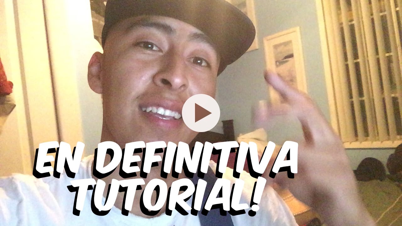 En Definitiva (TUTORIAL) - Alfredo Olivas (2017) - YouTube