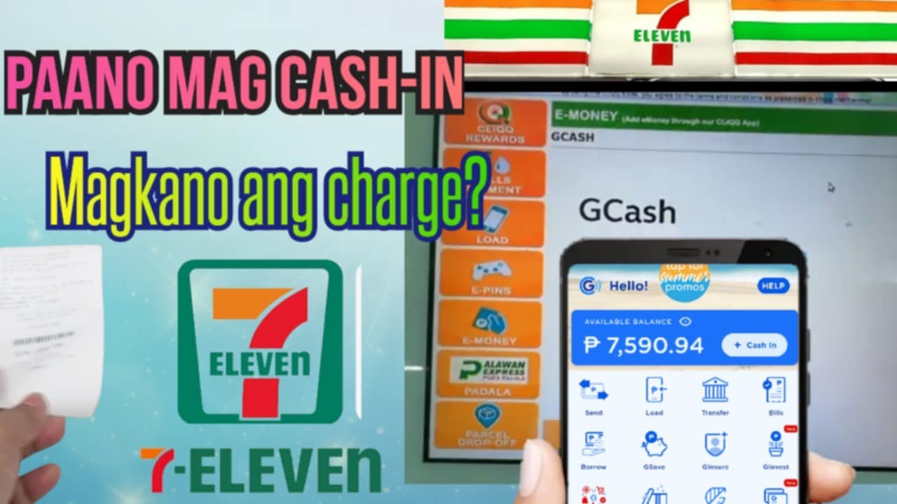 How to cash in Gcash in 7eleven | Paano mag Cash in ng Gcash sa 7/11 ...