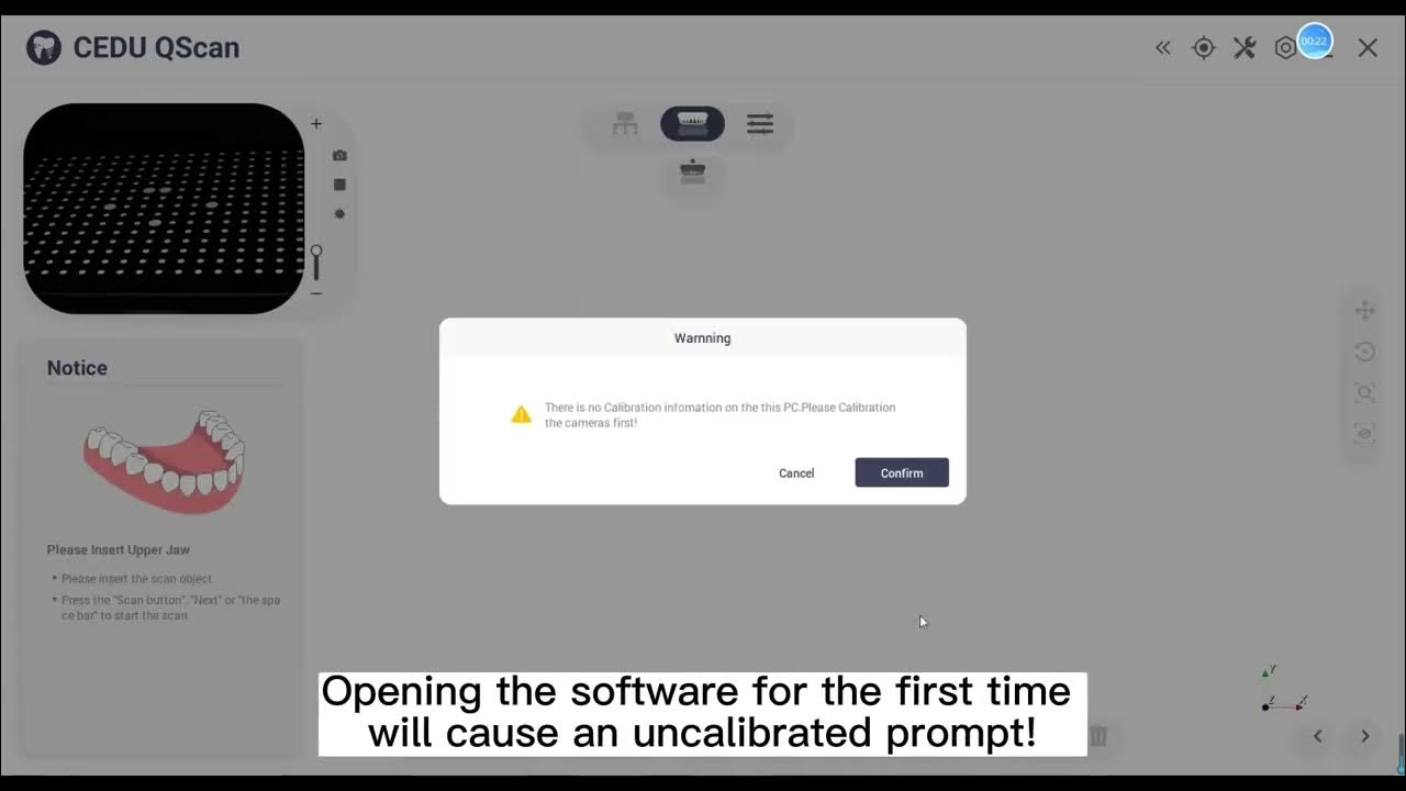 QSCAN/PRO Dental Scanner Calibration Process - YouTube