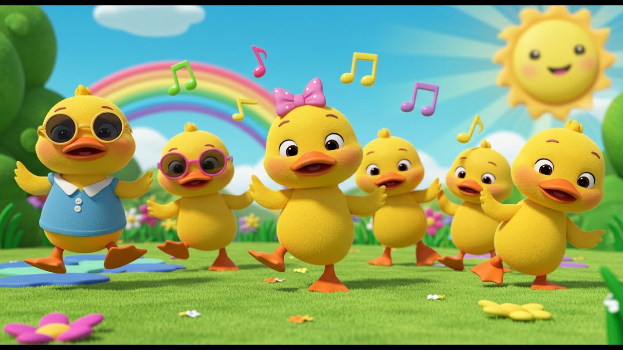 Wiggly Ducks – Fun Action Song for Kids | Toddler Rhyme | Wiggle, Quack ...