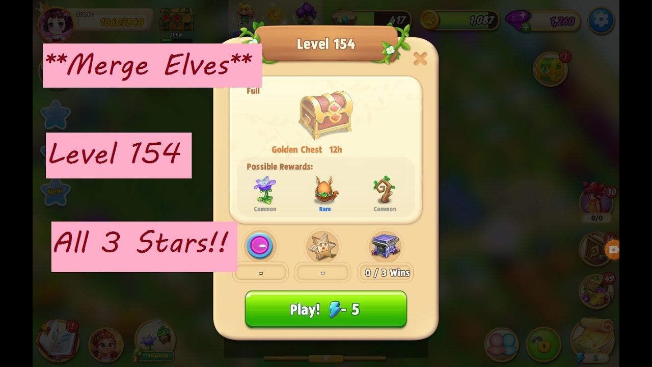 Merge Elves **Level 154** All 3 Stars!! - YouTube