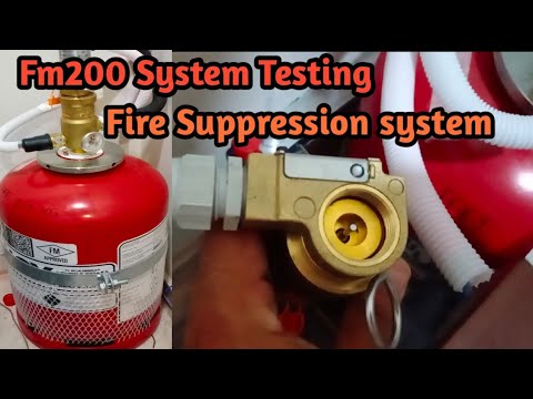 Fm200 system Testing | Fire suppression system Testing - YouTube