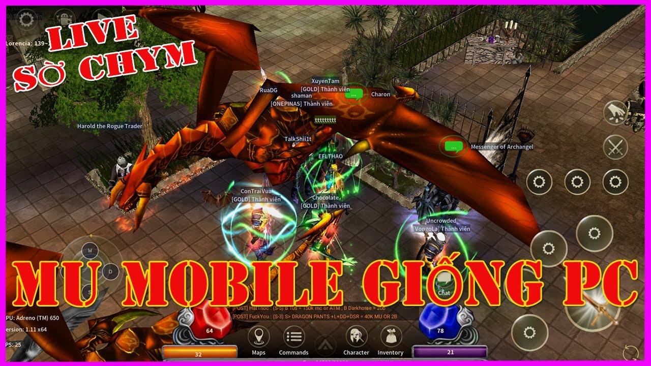 🔴Mu Online Mới Nhất 2025 | Săn Skill Triệu Tập Linh Hồn Quẩy Rồng Cho ...
