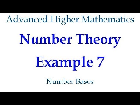 Number Theory - Example 7 - Number Bases - YouTube