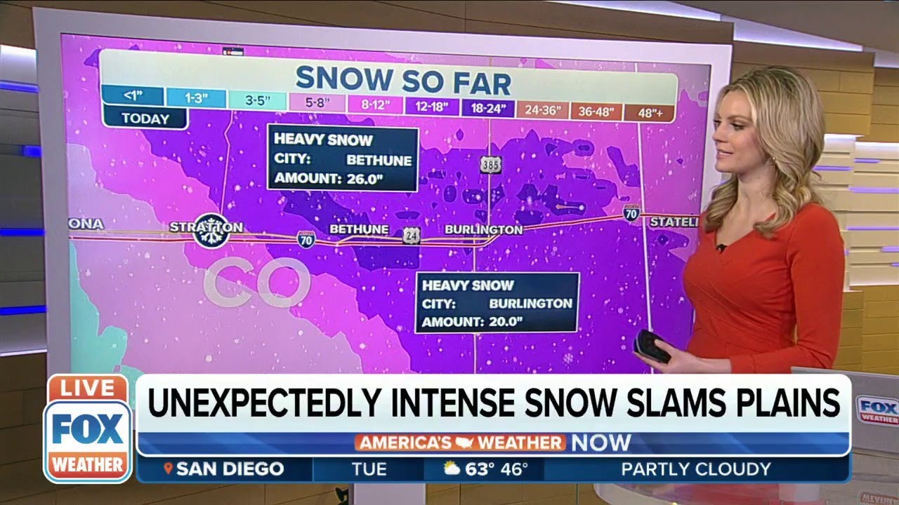 26 Inches Of Snow Recorded In Bethune, Colorado - YouTube