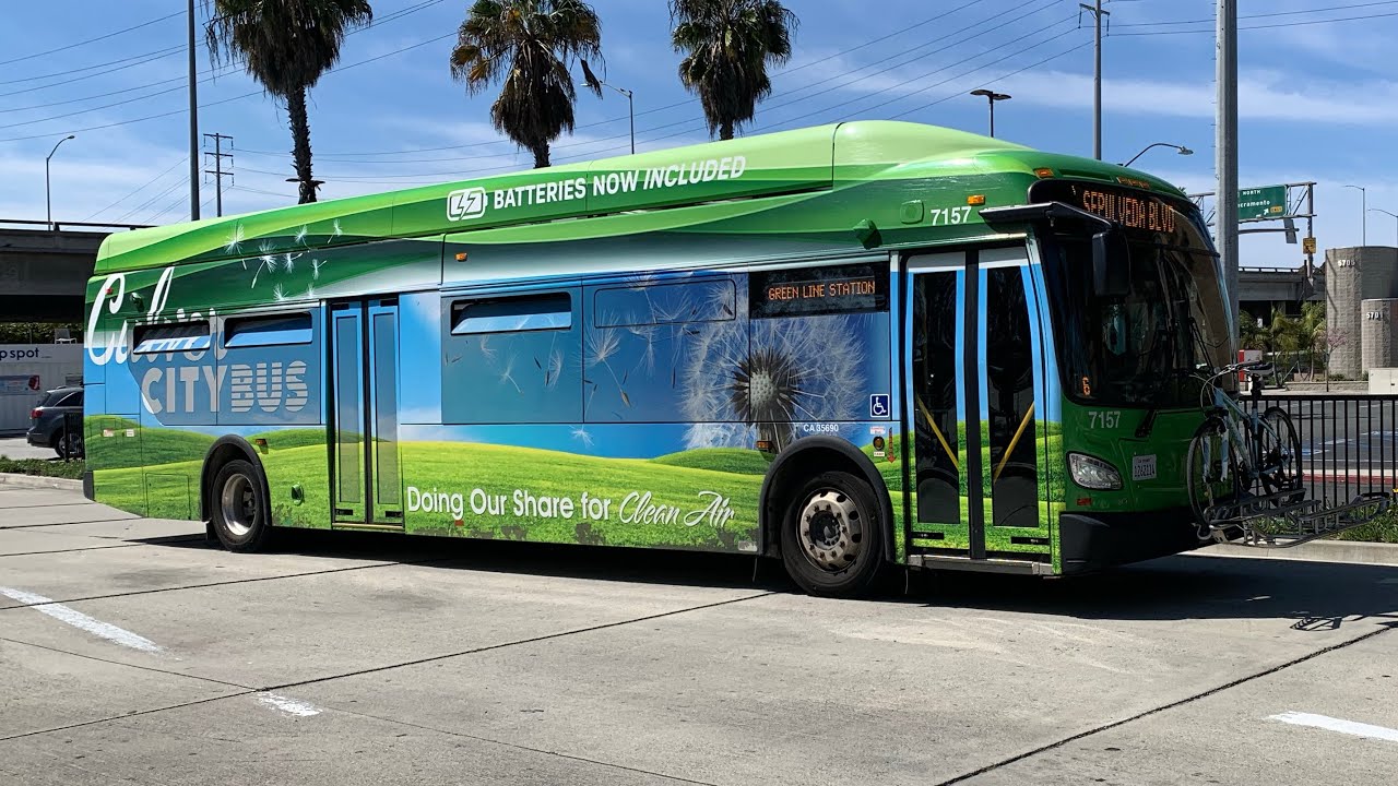 Culver CityBus 2021 New Flyer XE40 #7157 - YouTube