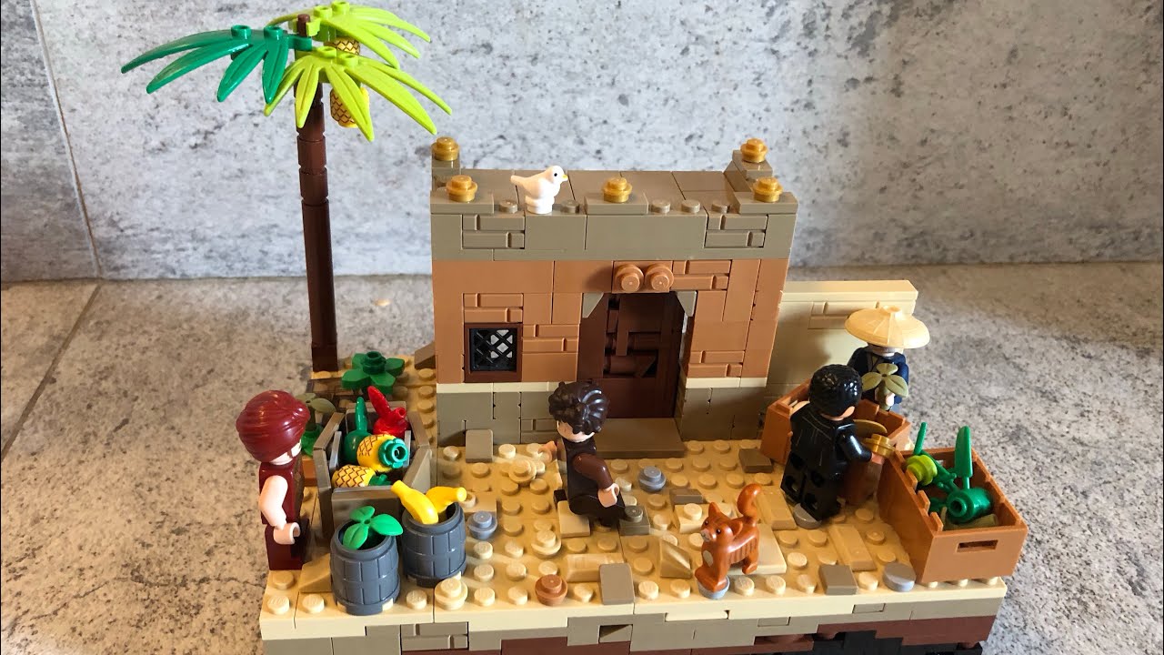 Lego MOC from World #1 | Lebanese bazaar - YouTube