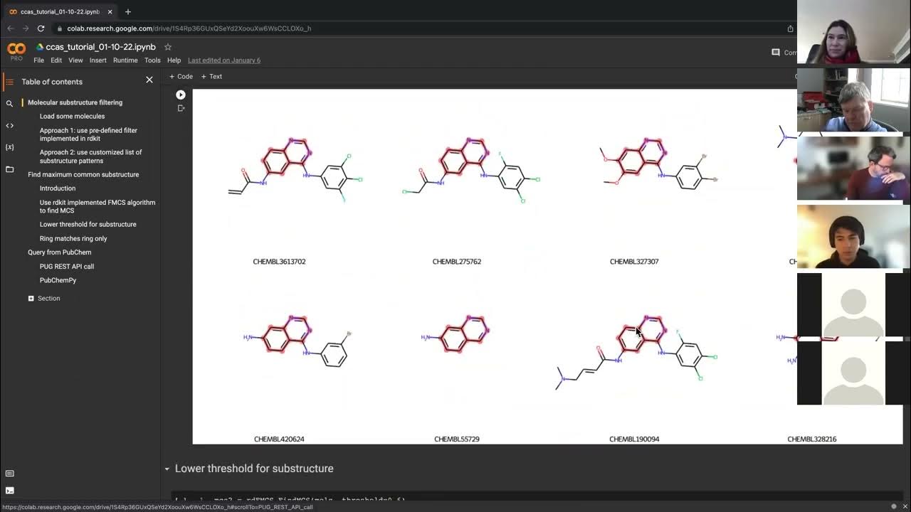 Substructure Filtering in RDKit - YouTube