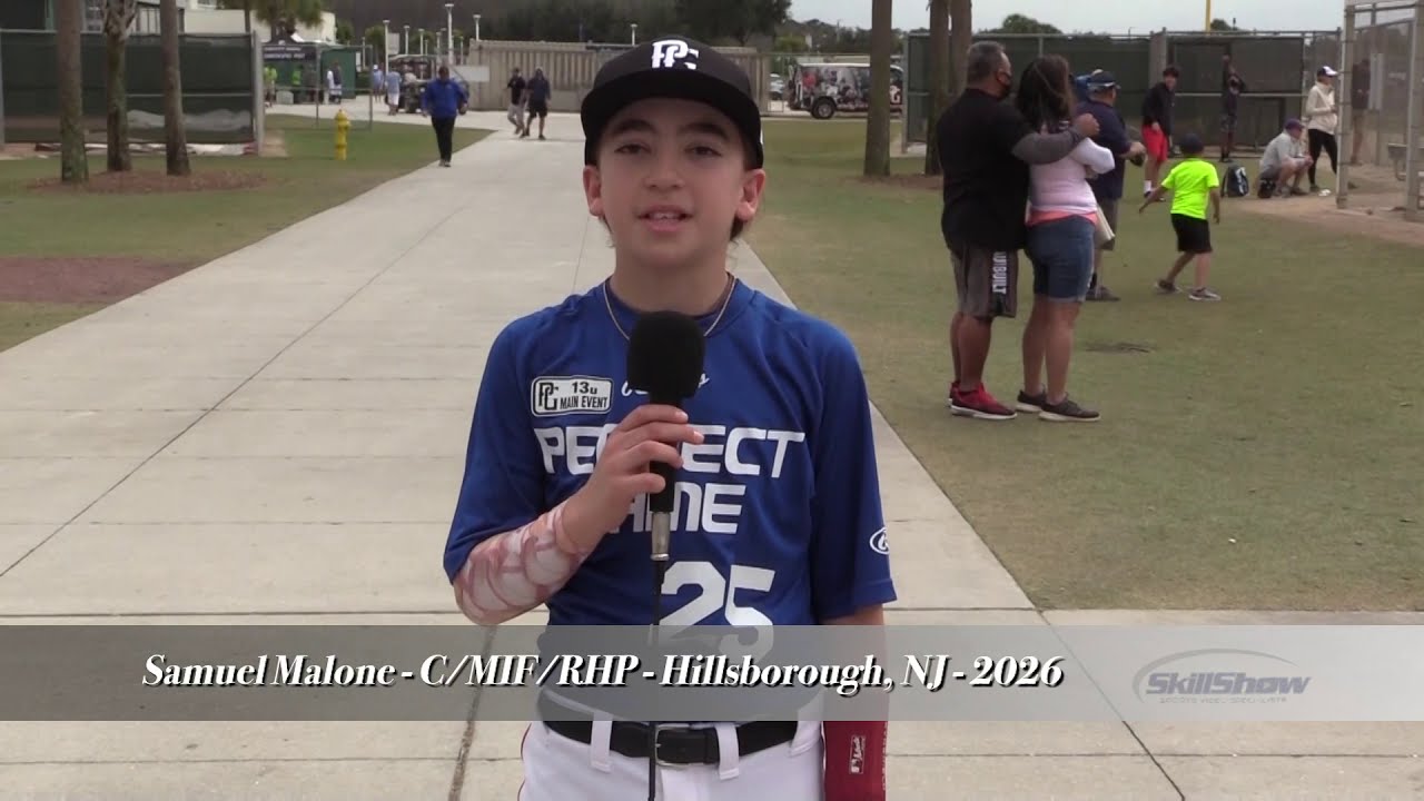 Samuel Malone - C/MIF/RHP - Hillsborough, NJ - 2026 - YouTube