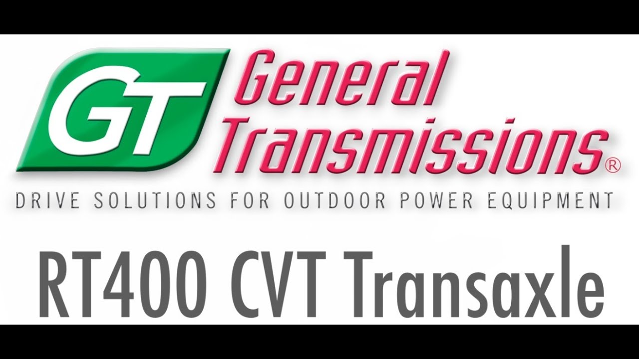 General Transmissions CVT RT400 - YouTube