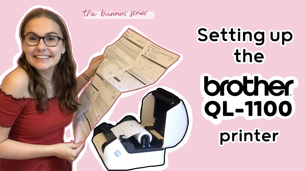 SETTING UP my BROTHER QL-1100 SHIPPING LABEL PRINTER | ItsRebeccaMarie ...