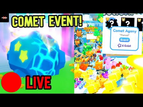 🔴 HUNTING For COMETS & TRADING HUGE PETS In PET SIM X! | Roblox Live ...