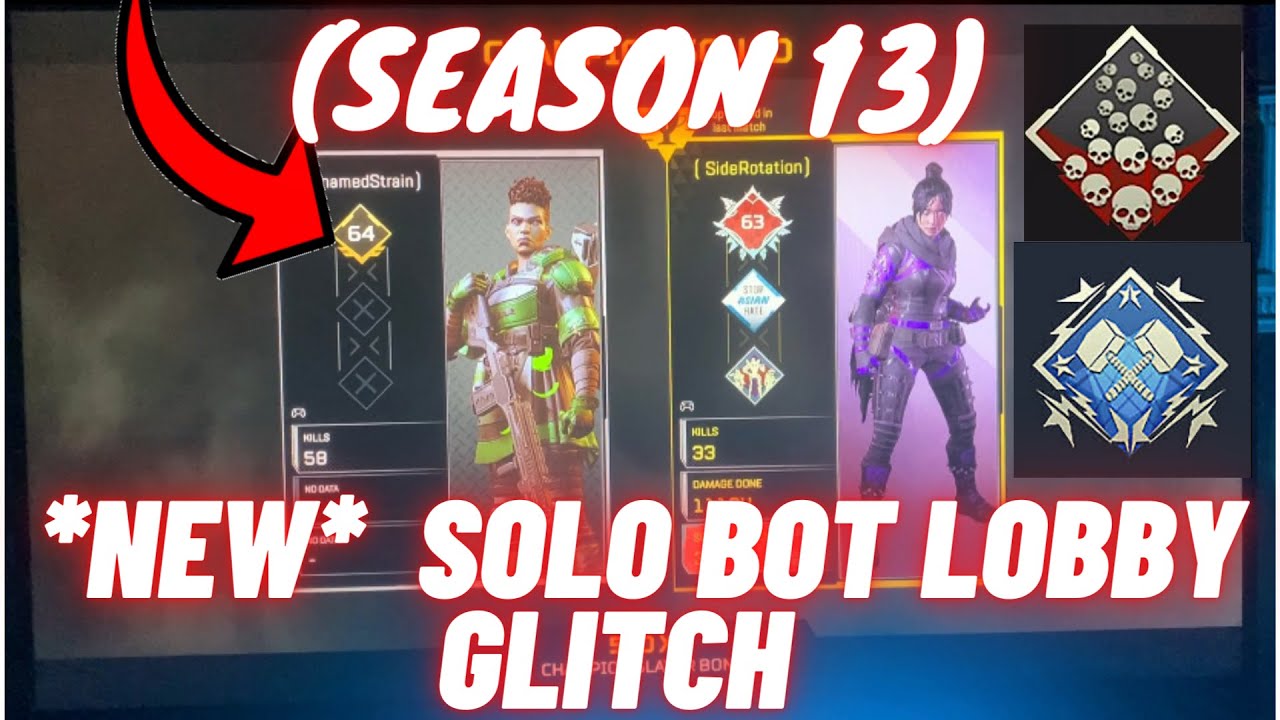 Apex Legends! NEW 100% Guaranteed BOT LOBBY GLITCH.. (Season 13) - YouTube