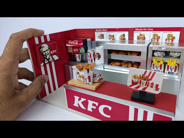 [More Art] Parking Lot Scene Diorama KFC, 48% OFF