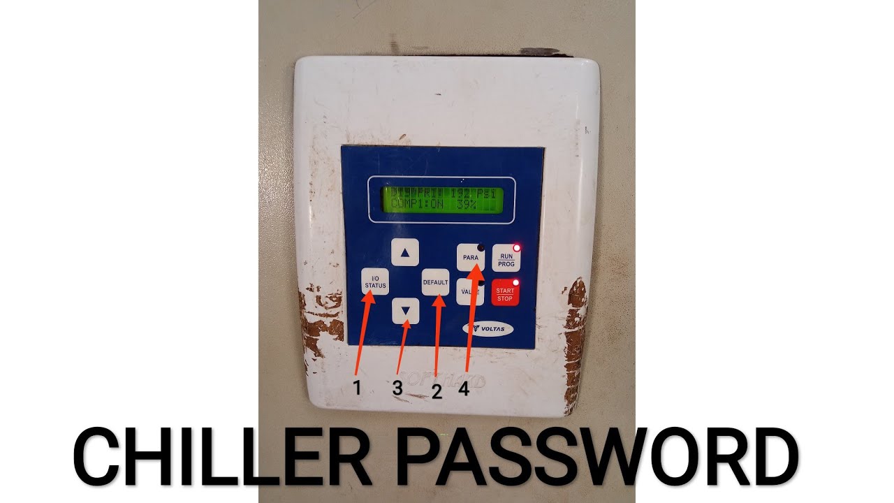 Softhard Display Chiller password | chiller reset @engineering - YouTube