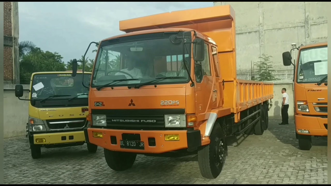 FUSO 6X2L (220PS)" LUAR BIASA PANJANG CHASIS NYA.. - YouTube