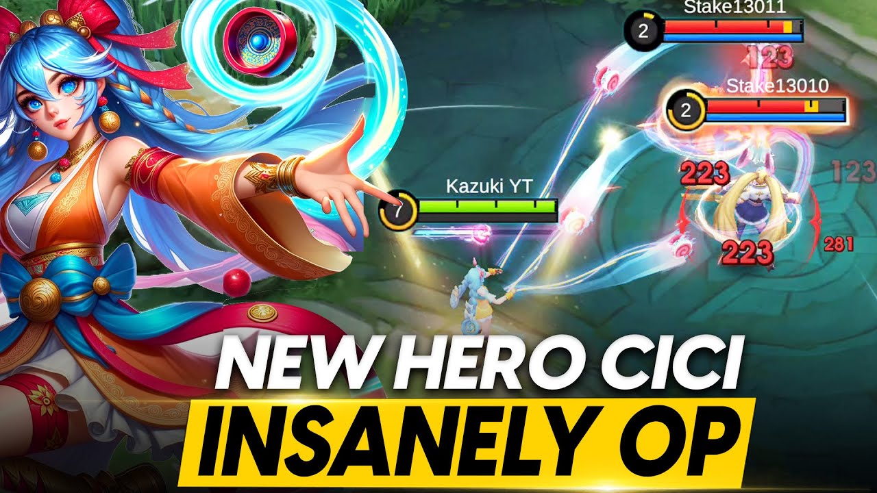 CICI IS INSANELY OVERPOWERED | NEW HERO CICI | GAMEPLAY | SKILL ...