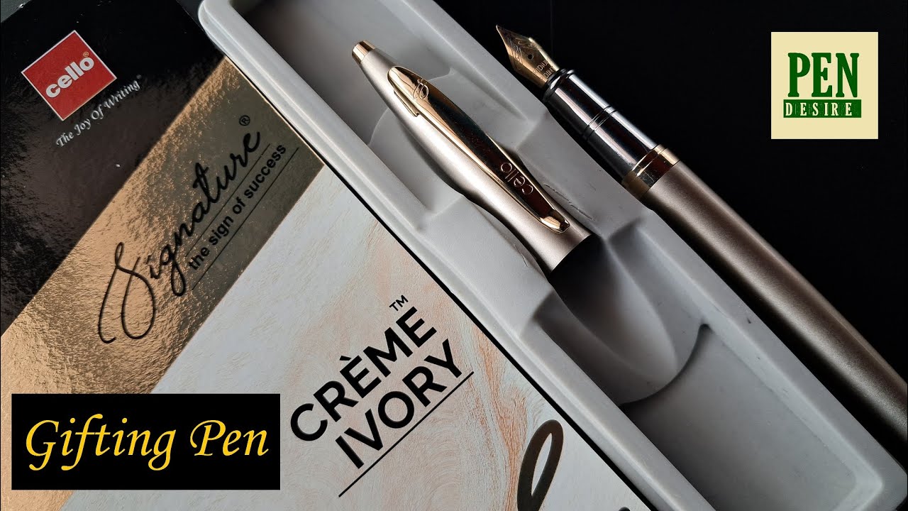 Cello Signature Fountain Pen an INR 350 - 761 - YouTube