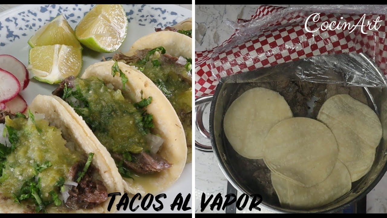 *TACOS DE CABEZA DE RES AL VAPOR* La mejor receta y super FACIL. Como ...