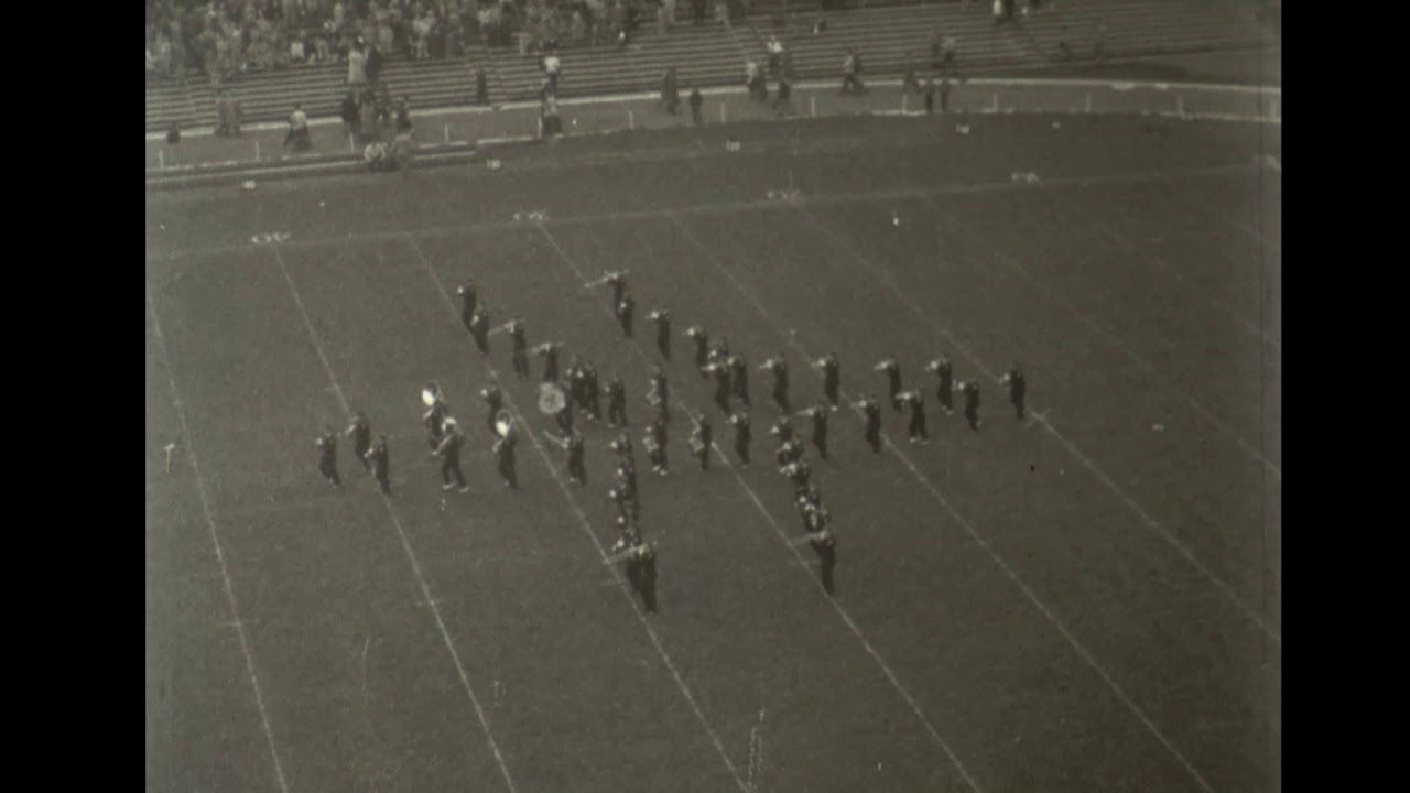 The University of Pennsylvania Band October 27, 1951 - YouTube