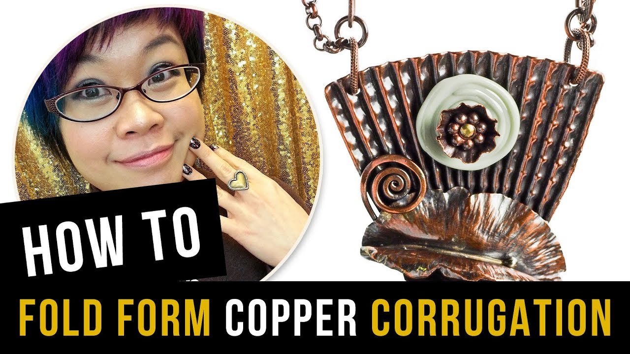 How to Fold Form Copper - Corrugation - Microfold Brake Tutorial - YouTube