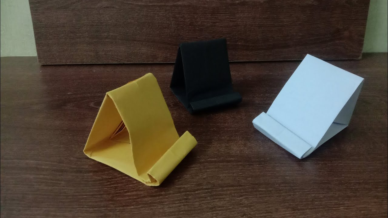 how to make🛠 a phone📱stand | DIY phone 📱 stand - YouTube
