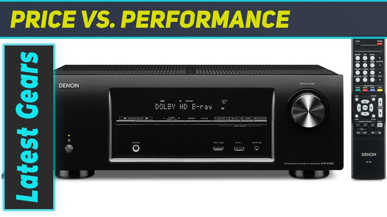 "Denon AVR-E300 A/V Receiver: Your Gateway to Exceptional Sound and ...