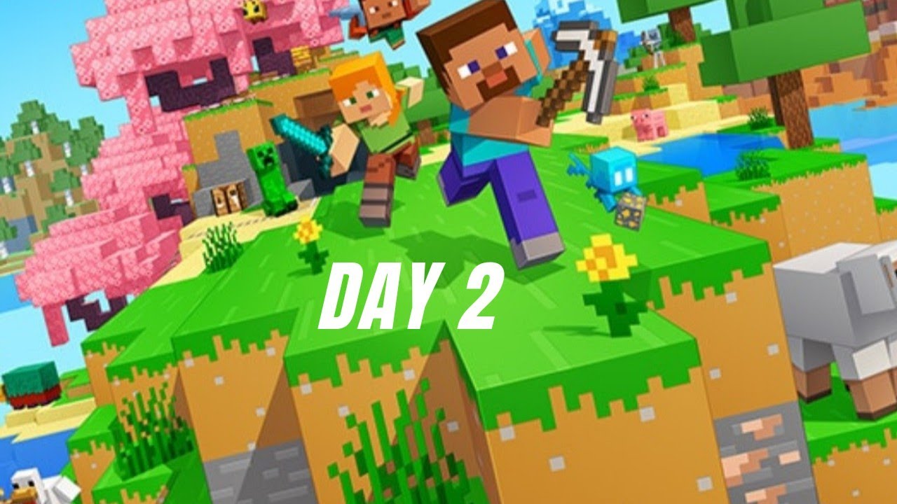 Minecraft Day 2: Resource Gathering & Base Expansion Adventure! - YouTube