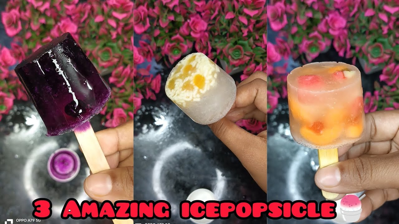 3 yummy amazing 😻 unique icepopsicle stick 🍡🍭💦💥😶‍🌫️#youtubeshorts #food ...