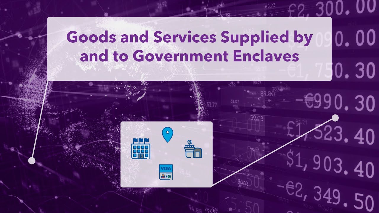 Goods and Services Supplied by and to Government Enclaves - YouTube