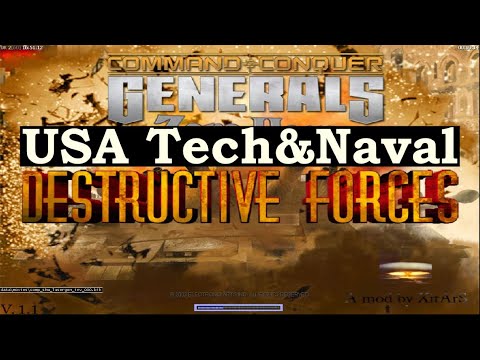 Command & ConquerGenerals Zero Hour Destructive Forces version 2 USA ...