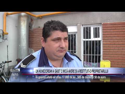 UN HUNEDOREAN A GĂSIT O MICĂ AVERE ȘI A RESTITUIT-O PROPRIETARULUI