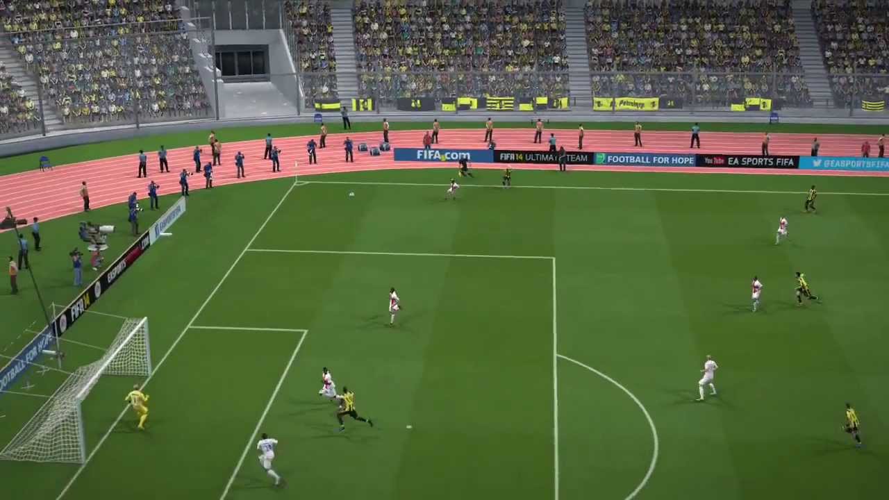 Solid goal by Biabiany - FIFA 14 @ PS4 - YouTube