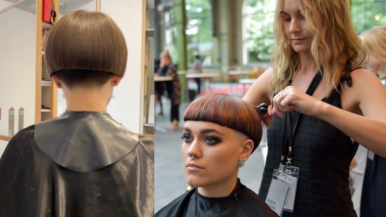 Best half shaved nape undercut short bob haircuts and hairstyles/Best ...