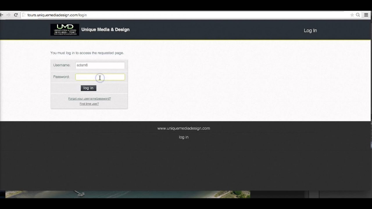 How to Login to your virtual tour account - YouTube