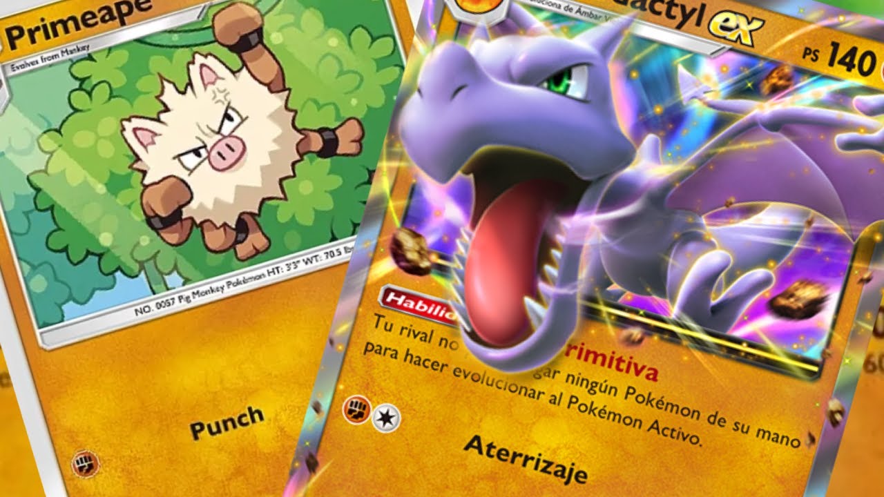 ¡AERODACTYL EX/PRIMEAPE, MUY POCO DAÑO?! Pokémon POCKET - YouTube